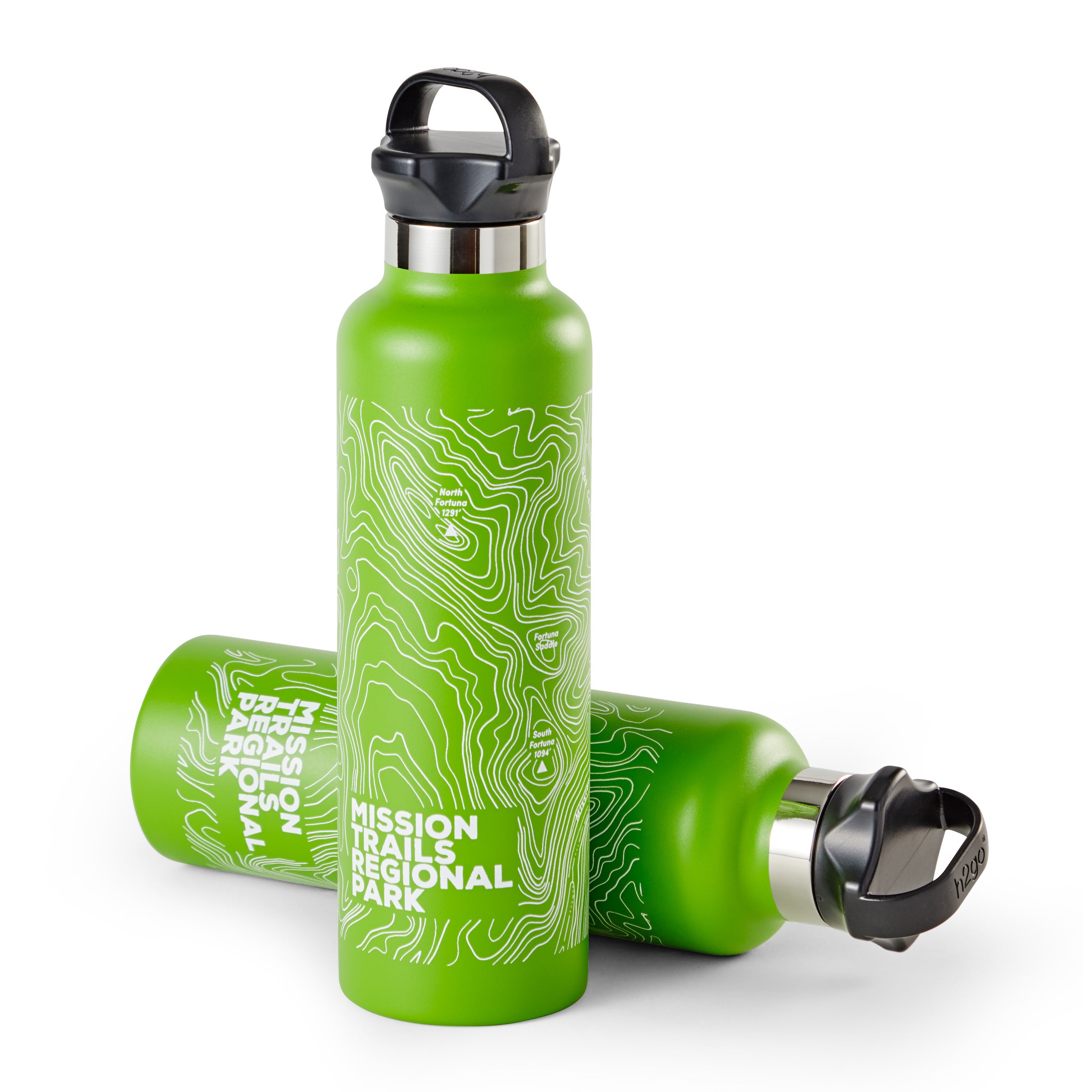 MTRP Topo Double-Wall Stainless Steel Water Bottle | Mission Trails ...
